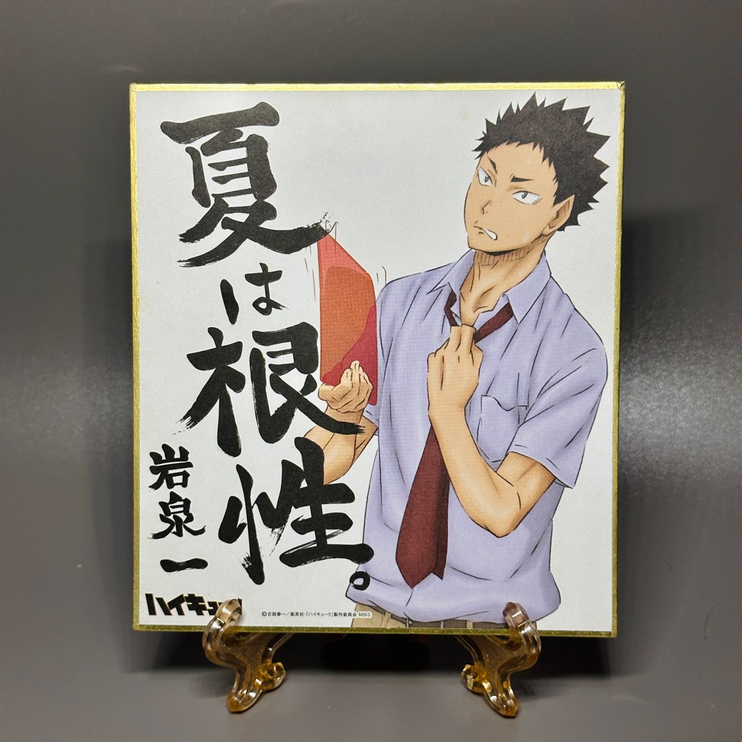 Haikyuu! Shikishi Art Board Display Hajime Iwaizumi 13.5x12cm - Php 100 ...
