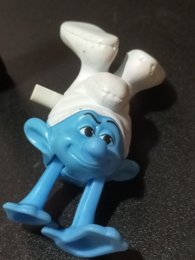 Handstand Smurf Wind-Up, McDo, Hobbies & Toys, Toys & Games on Carousell