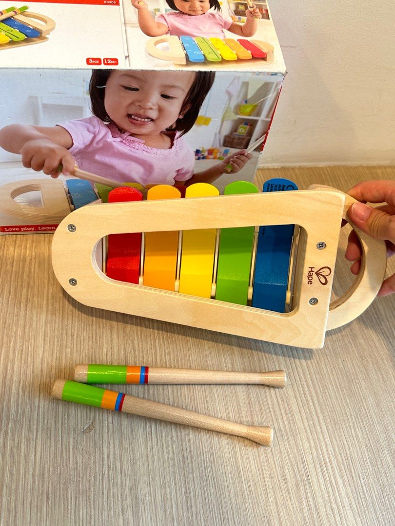 Hape Rainbow Xylophone, Hobbies & Toys, Toys & Games on Carousell