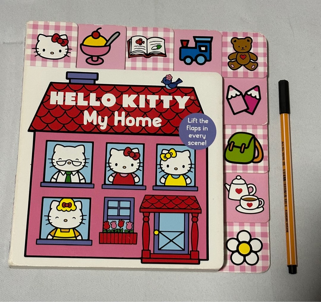 Hello Kitty lift-the-flap book, Hobbies & Toys, Books & Magazines ...