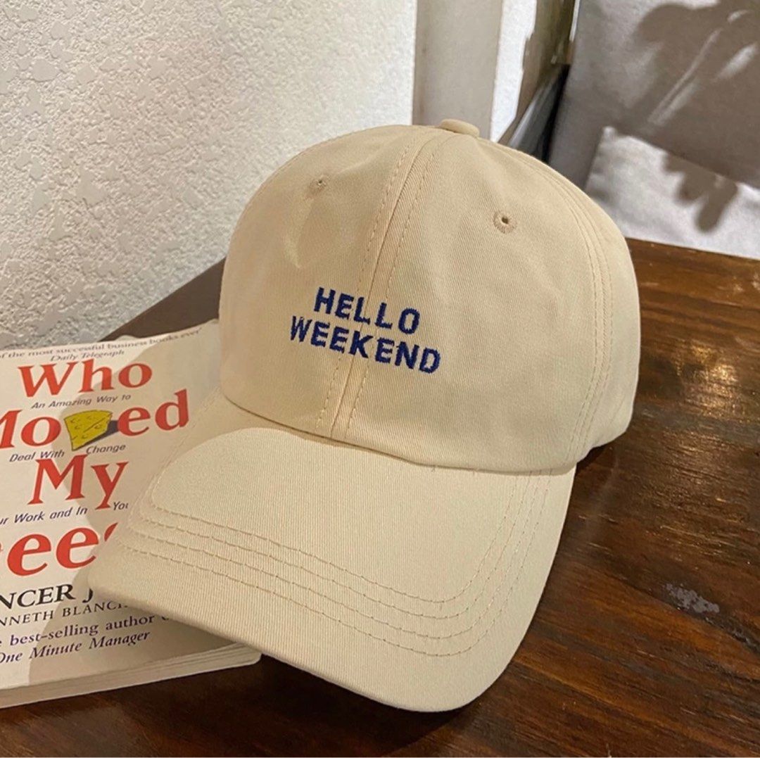 Hello Weekend Cap, Men's Fashion, Watches & Accessories, Caps & Hats on ...