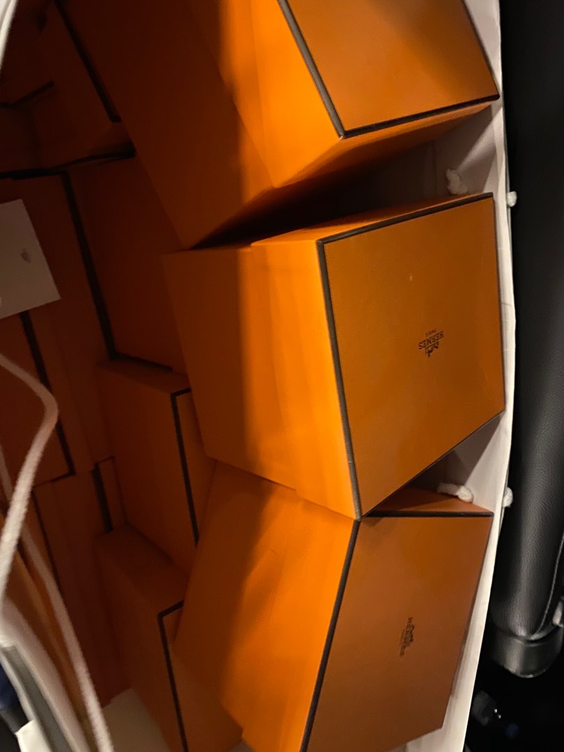 Hermes packing box, Luxury, Accessories on Carousell