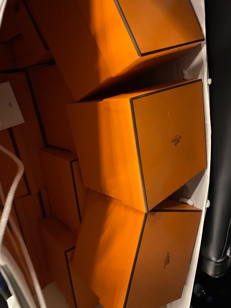 Hermes packing box, Luxury, Accessories on Carousell