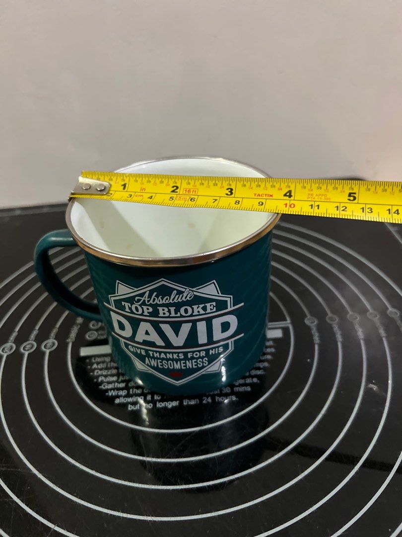 History & Heraldry Absolute Top Bloke David Tin Camping Mug, Furniture ...