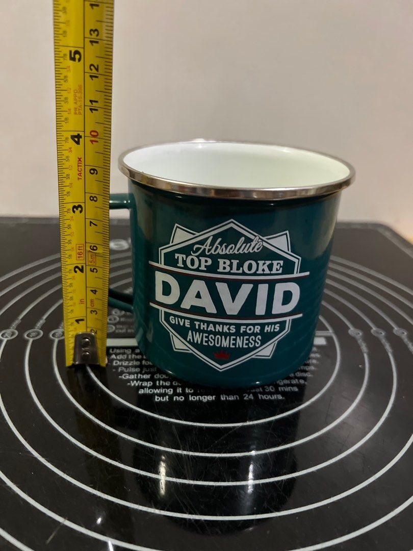 History & Heraldry Absolute Top Bloke David Tin Camping Mug, Furniture ...