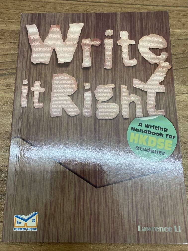 HKDSE ENGLISH Write it Right, 興趣及遊戲, 書本 & 文具, 教科書 - Carousell