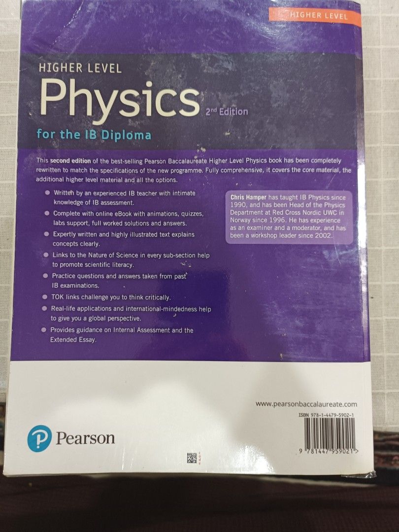 HL Physics IB Diploma Pearson 2nd Edition, Hobbies & Toys, Books ...