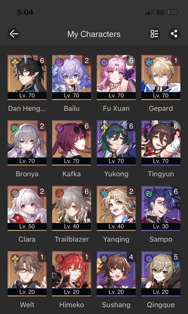 Asia Honkai star rail Whale end game account, Video Gaming, Gaming Accessories, Game Gift Cards ...