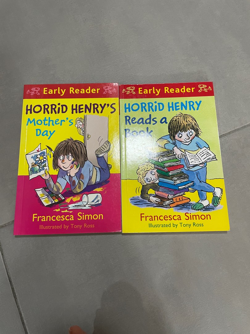 Horrid Henry books, 興趣及遊戲, 書本 & 文具, 小朋友書 - Carousell