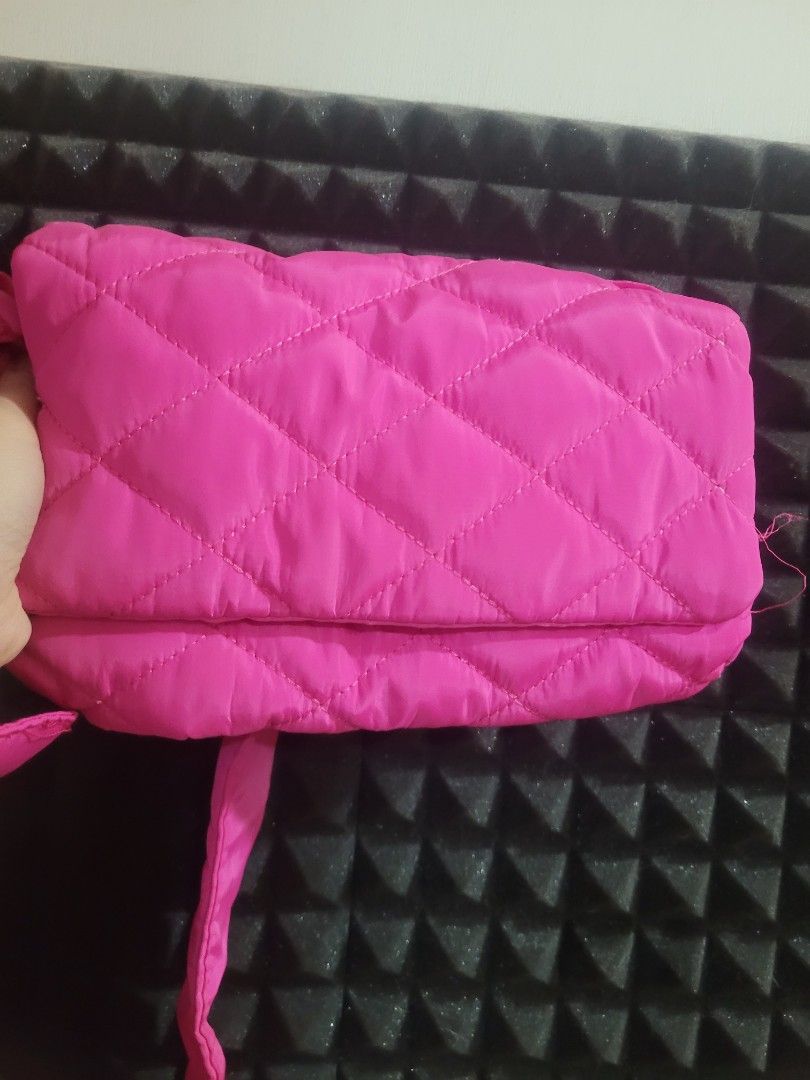 Hot Pink Puffy Cloud Bag, Women's Fashion, Bags & Wallets, Cross-body ...