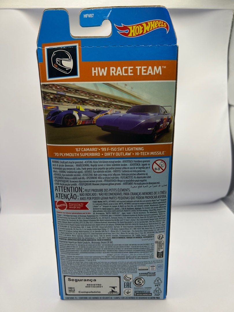Hot Wheels 5 Packs, Night Burnerz, Ford Mustang, HW Race Team, HW ...