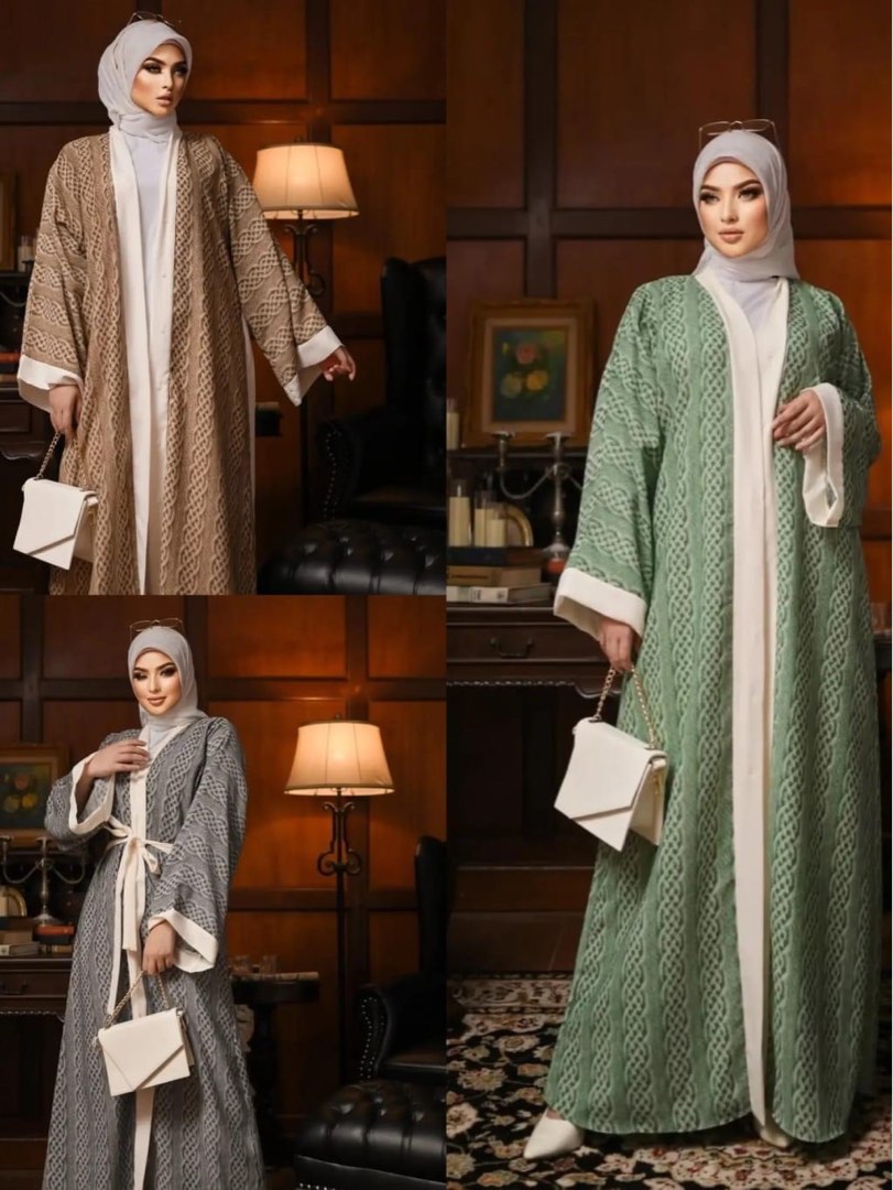 Houriya abaya, Women's Fashion, Muslimah Fashion, Dresses on Carousell