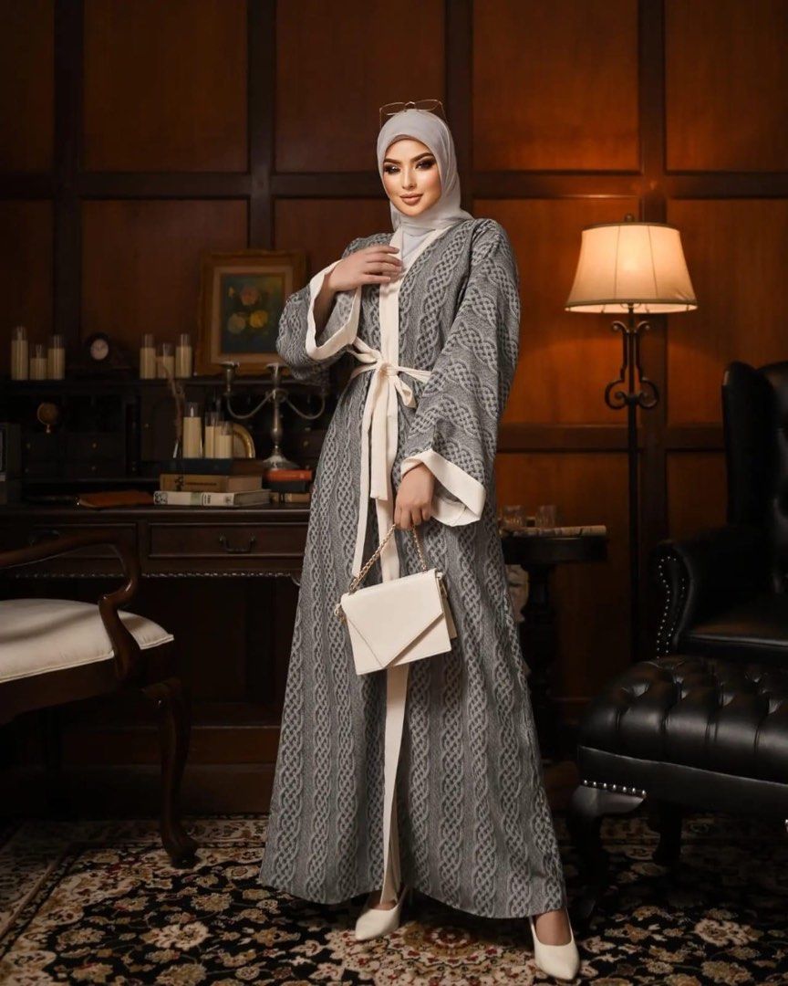 Houriya abaya, Women's Fashion, Muslimah Fashion, Dresses on Carousell