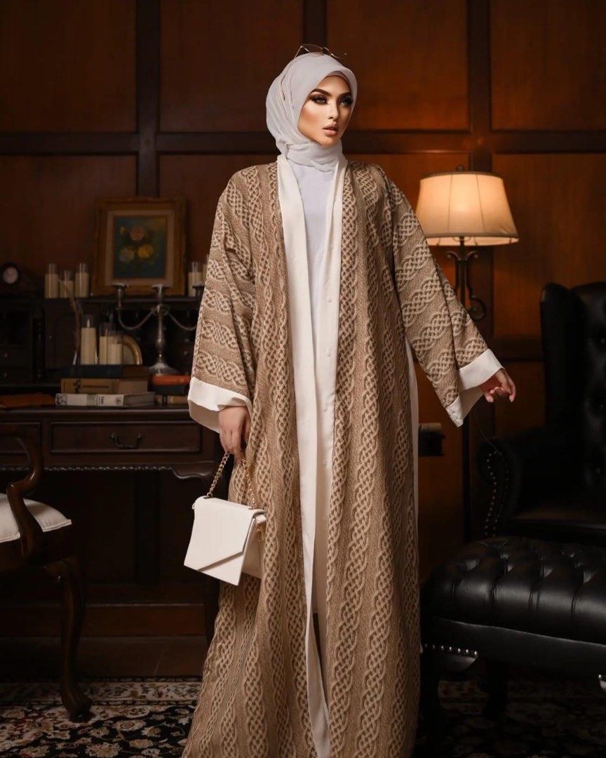 Houriya abaya, Women's Fashion, Muslimah Fashion, Dresses on Carousell