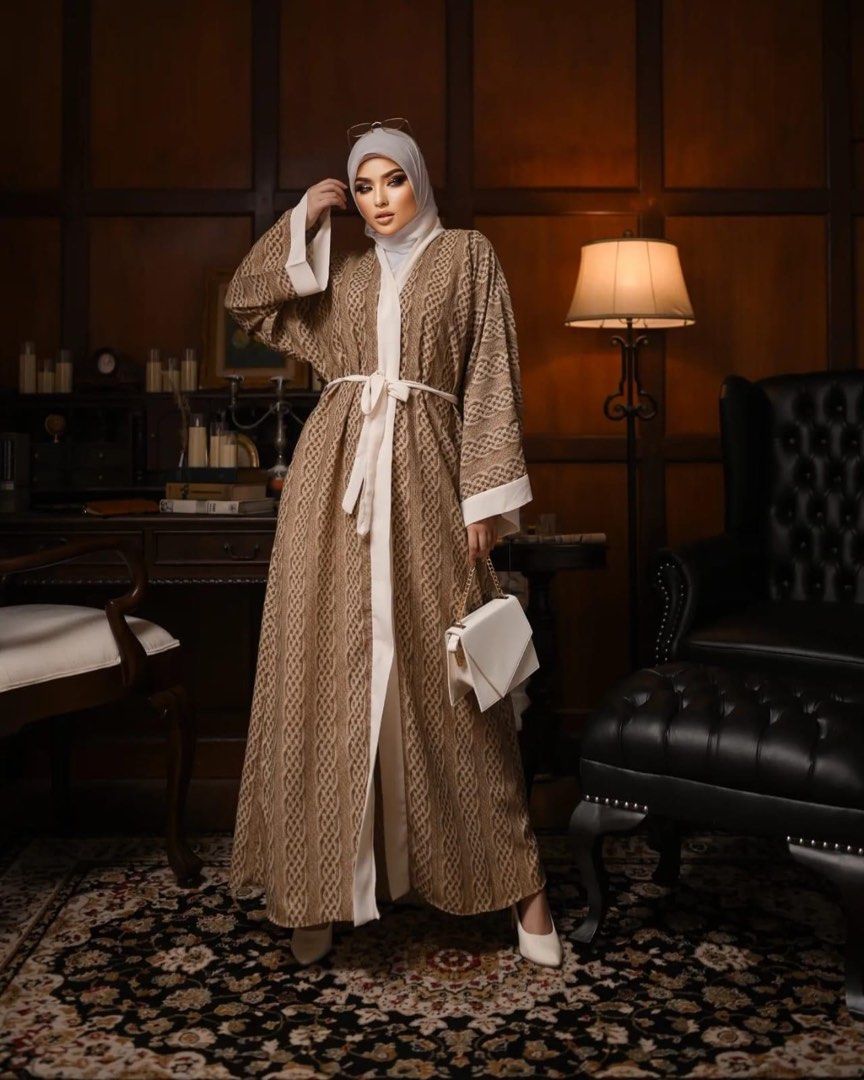 Houriya abaya, Women's Fashion, Muslimah Fashion, Dresses on Carousell