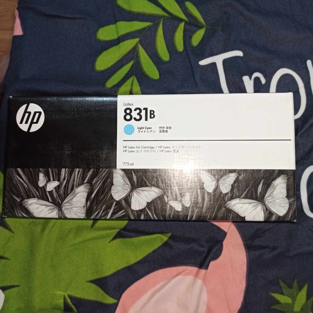 HP LATEX 831B LIGHT CYAN 775ML, Computers & Tech, Printers, Scanners ...
