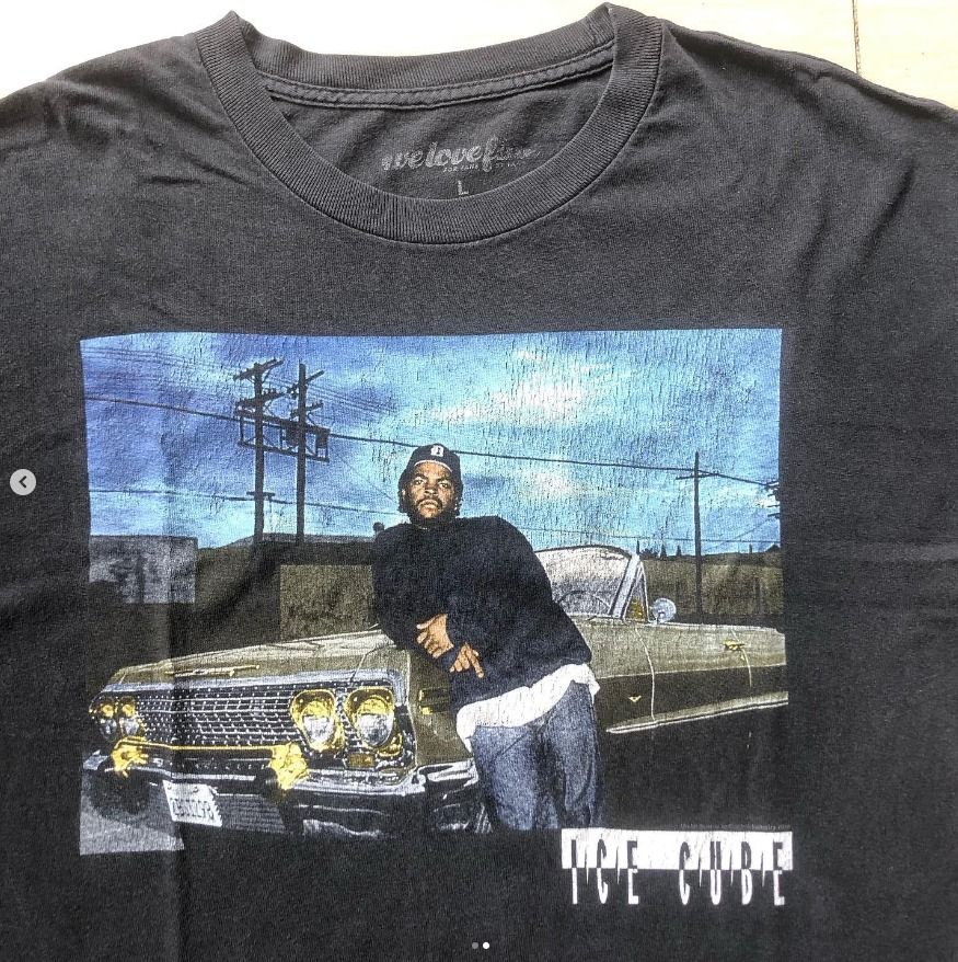 Ice Cube Impala Graphic Rap Tee, Men's Fashion, Tops & Sets, Tshirts ...