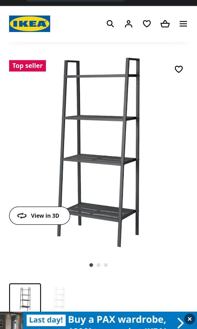 Ikea Lerberg Shelf, Furniture & Home Living, Furniture, Shelves ...