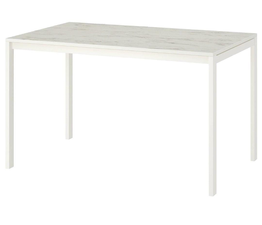 IKEA marble-design Melltorp table, Furniture & Home Living, Furniture ...
