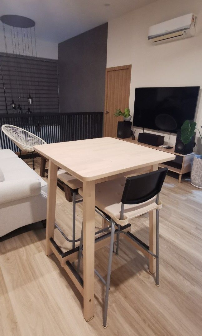 Ikea Norraker Bar Height Table, Furniture & Home Living, Furniture ...