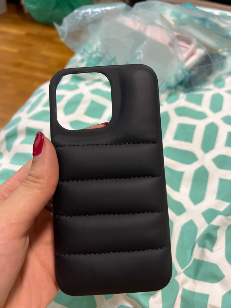 iPhone 13 pro puffer case, Mobile Phones & Gadgets, Mobile & Gadget Accessories, Cases & Sleeves ...