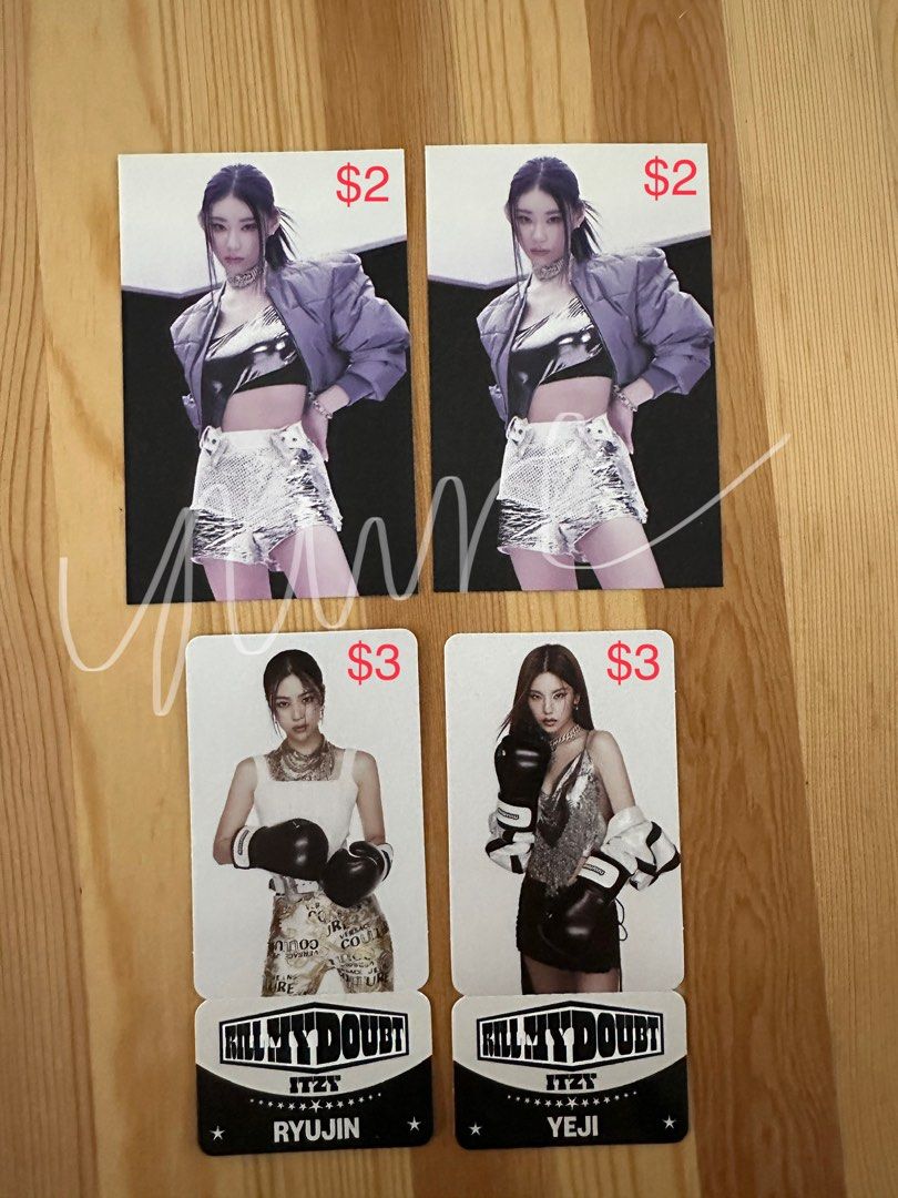 ITZY|Kill my doubt|Inclusions|Postcards Boxing Ticket| Yeji Ryujin ...