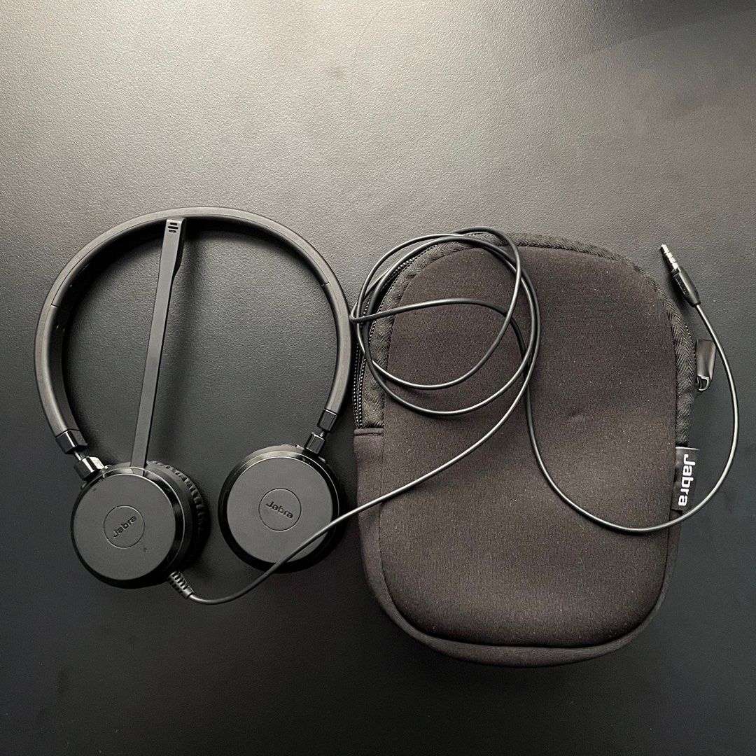 Jabra Wired Headset with Microphone and Bag, Audio, Headphones ...