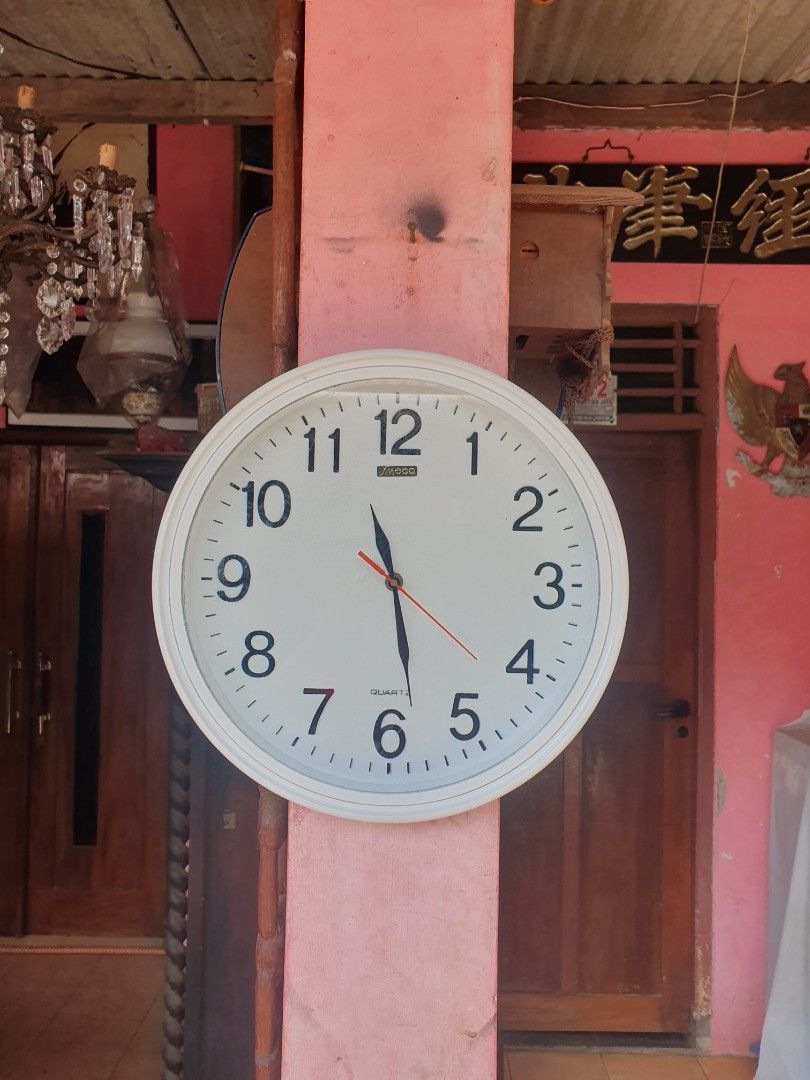 jam bulat nos jumbo smeco antik, Antik, Jam & Perhiasan di Carousell