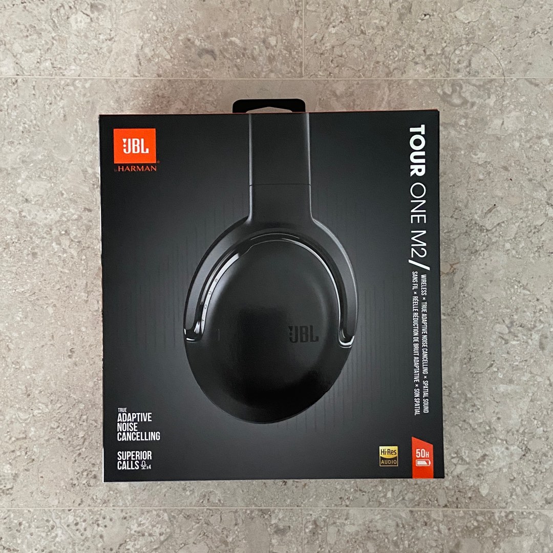 JBL Tour One M Wireless Over Ear Noise Cancelling Headphones Audio Headphones Headsets On