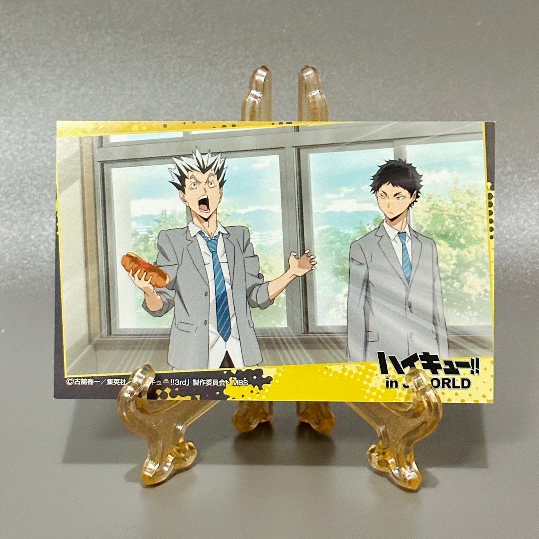 J-World Haikyuu!! Bokuto & Akaashi Sticker 11x7cm - Php 50, Hobbies ...