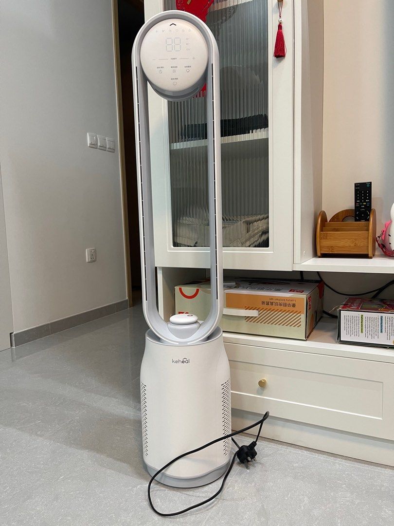 Keheal air purification circulation ultra quiet Bladeless Fan ...