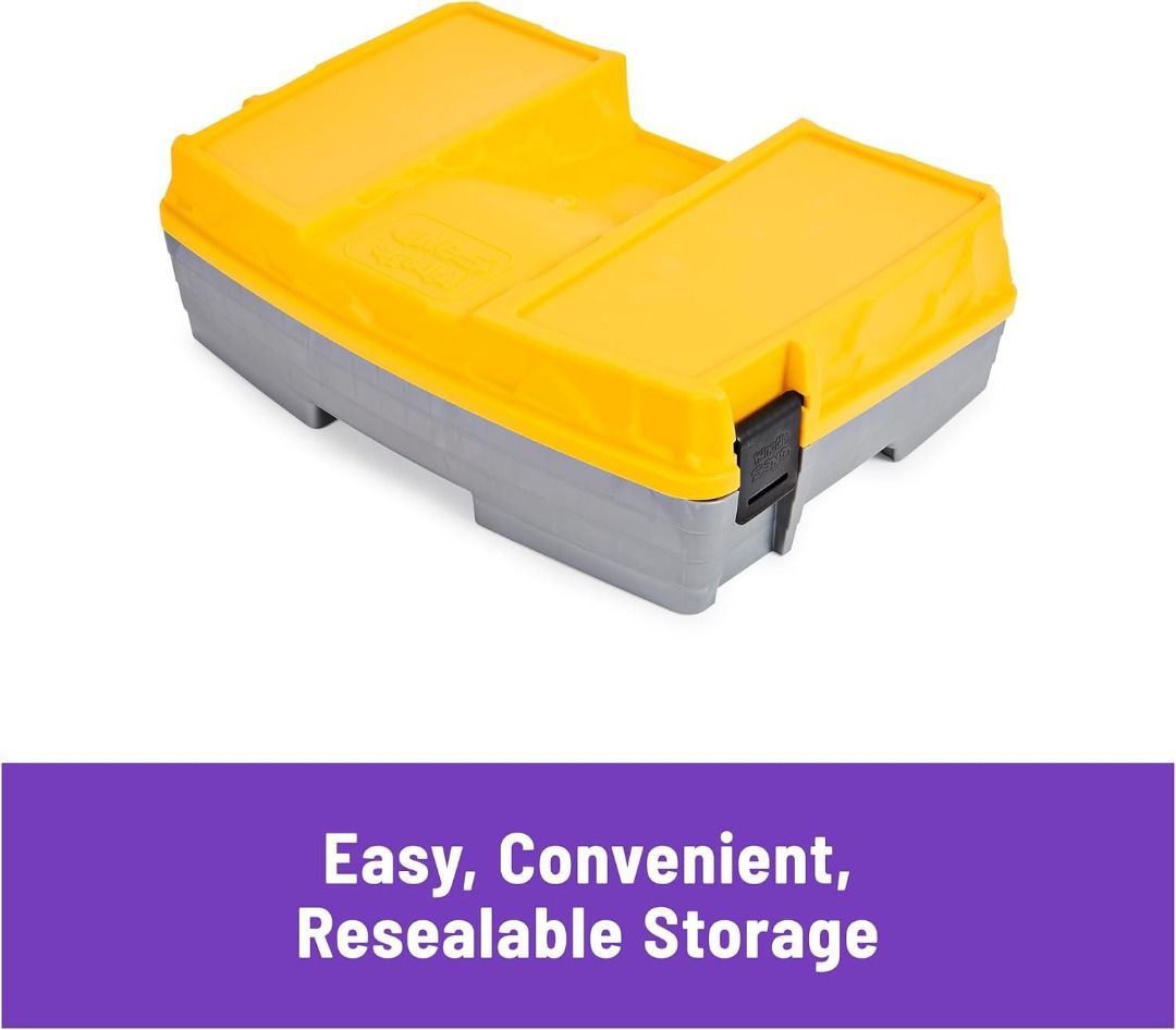 Kinetic Sand Construction Site Folding Sandbox, Hobbies & Toys, Toys ...