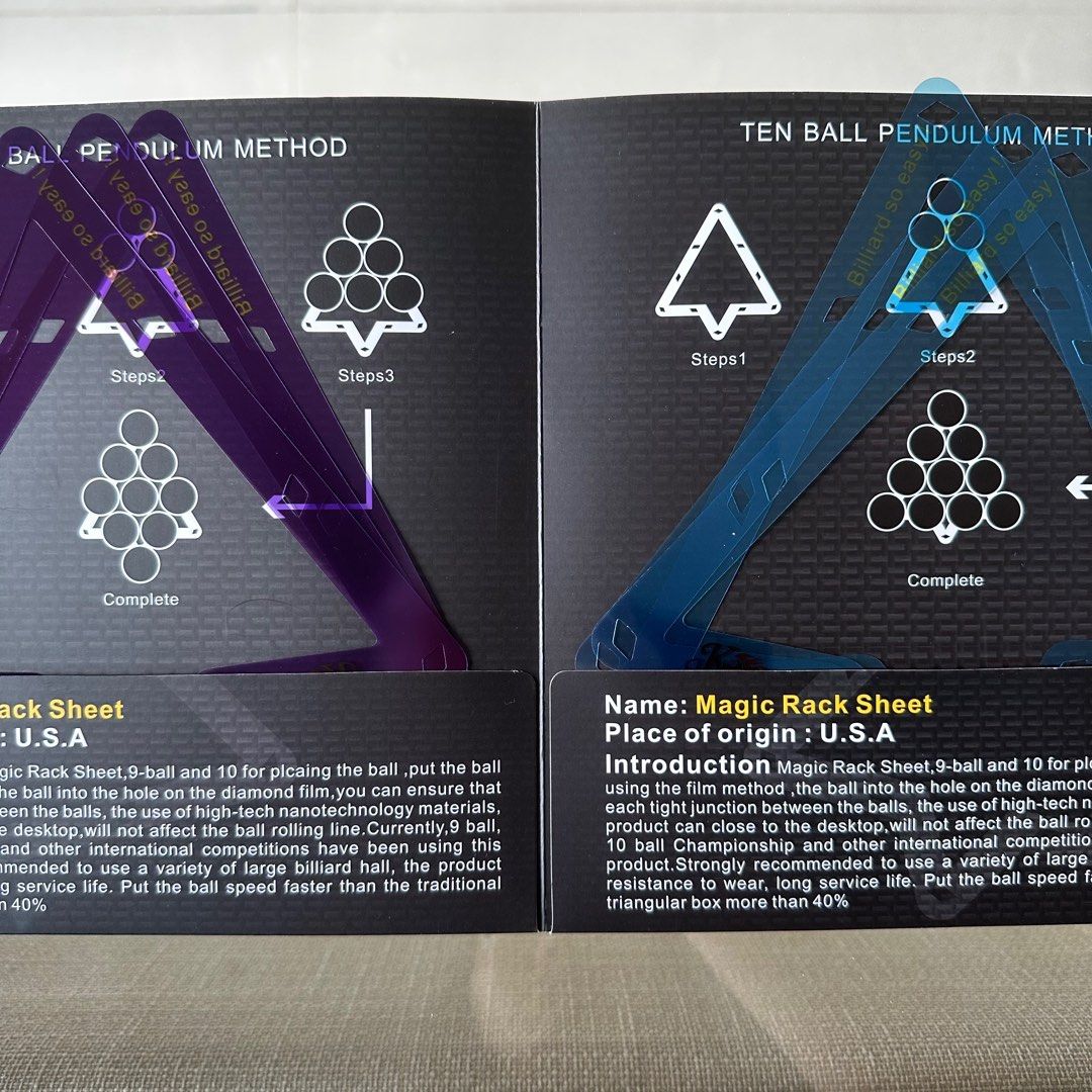 KO Brothers Magic Rack 9/10ball Cue, Sports Equipment, Sports & Games ...