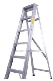Laddermenn aluminum foldable step ladder (5 steps) load 150 Kgs ...