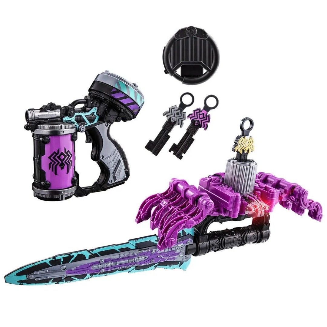 Last piece >> Bandai Ohsama Sentai Kingohger DX Spider Kumonos Complete ...