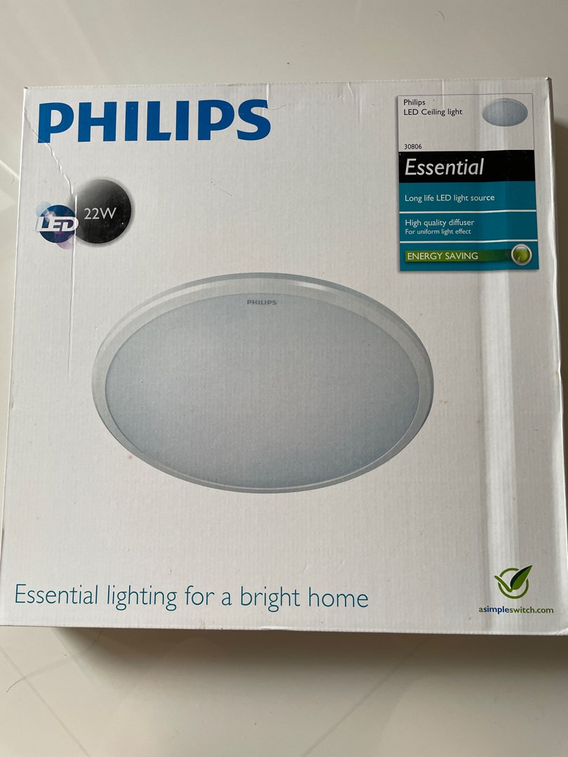 Philips LED Ceiling Light, Furniture & Home Living, Lighting & Fans ...