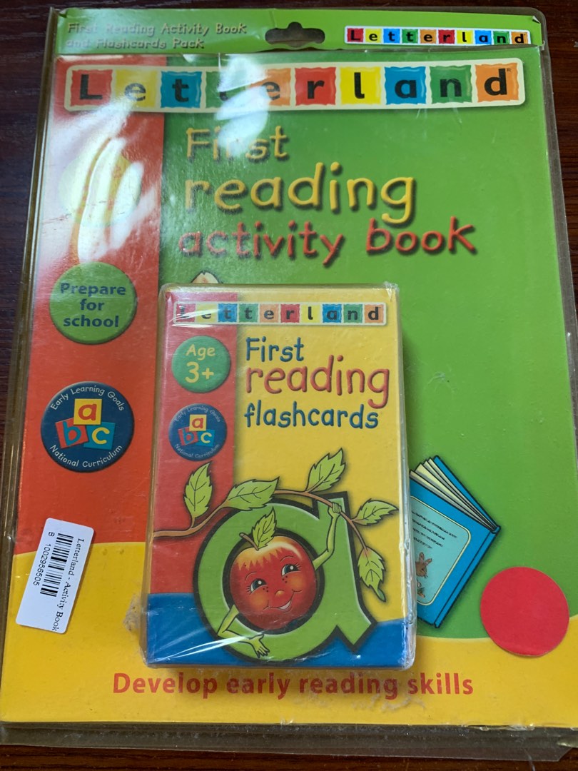Letterland first activity book with flash cards, 興趣及遊戲, 書本 & 文具, 小朋友書 ...