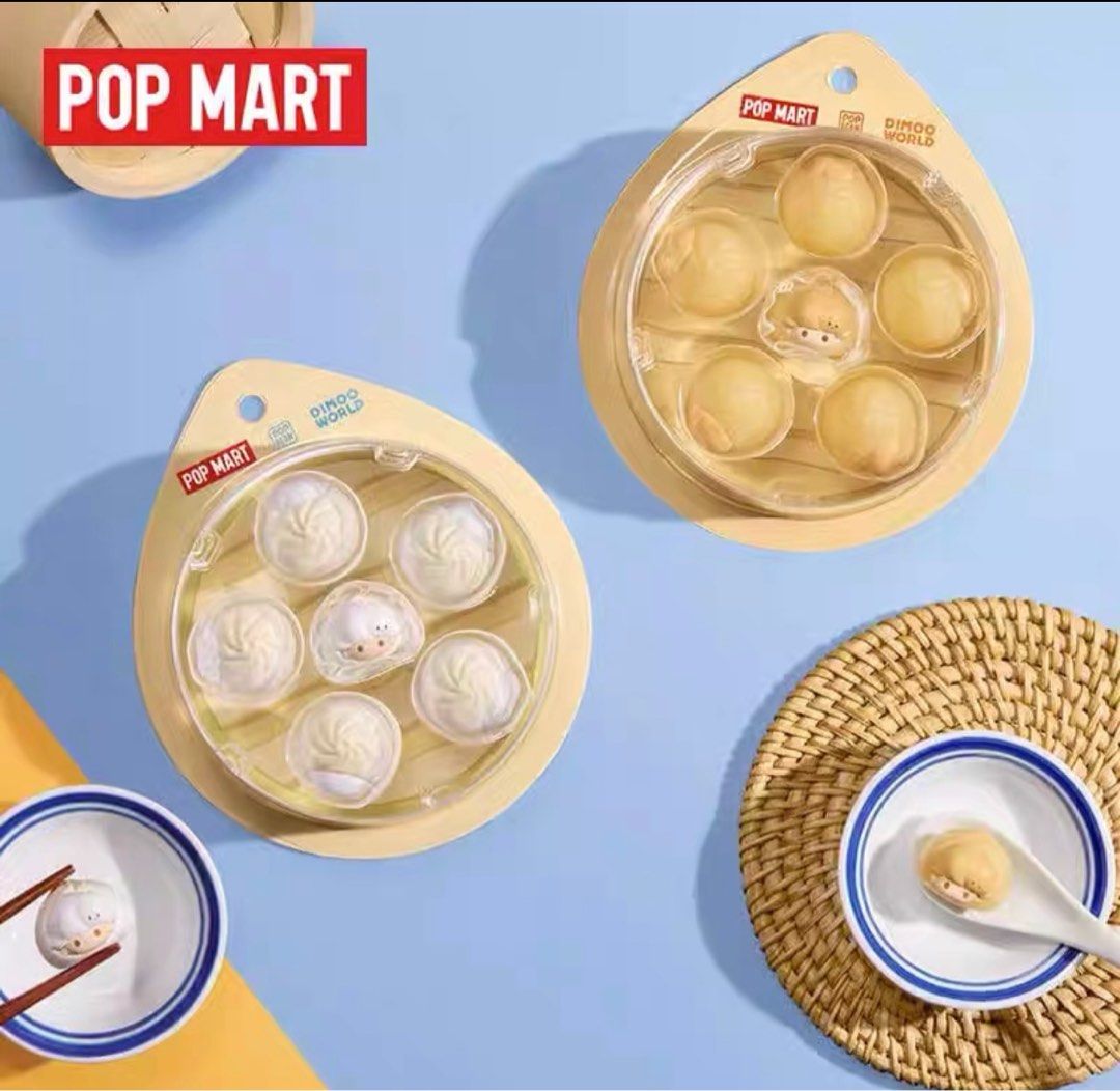 LIMITED EDITION DIMOO POP BEAN POPMART STEAM BUN SOUP BUN / FULL SET ...