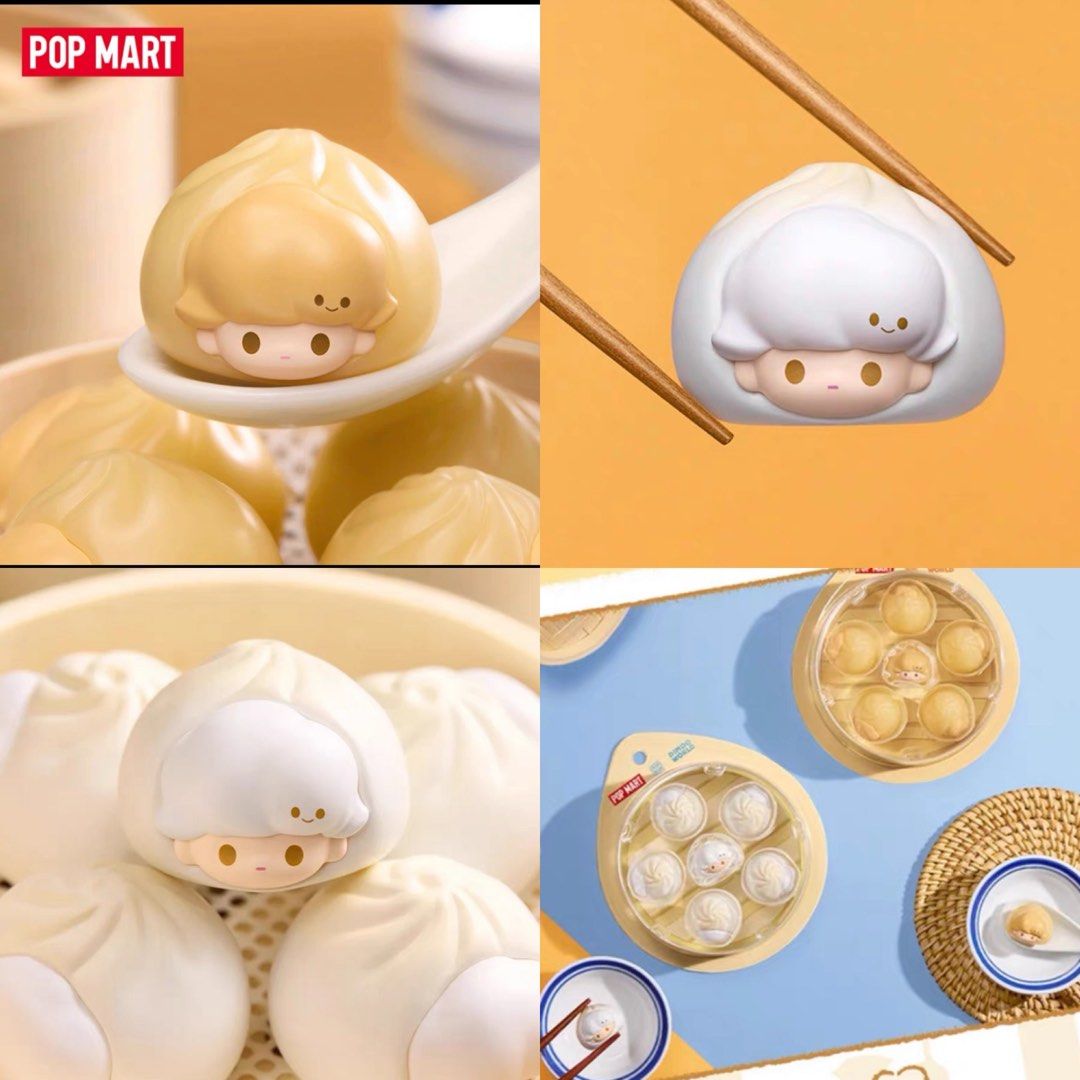 LIMITED EDITION DIMOO POP BEAN POPMART STEAM BUN SOUP BUN / FULL SET ...