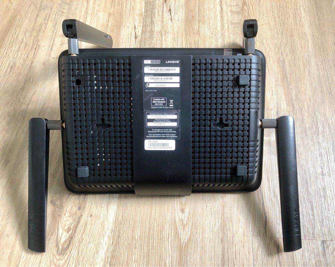 Linksys Max-Stream AC2600 Gigabit WiFi 5 Router (EA8100), Computers ...