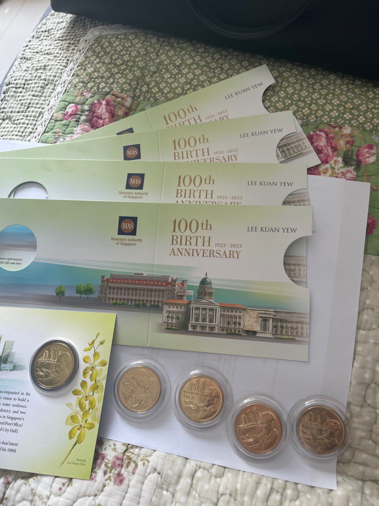 LKY100 coins, Hobbies & Toys, Memorabilia & Collectibles, Currency on ...