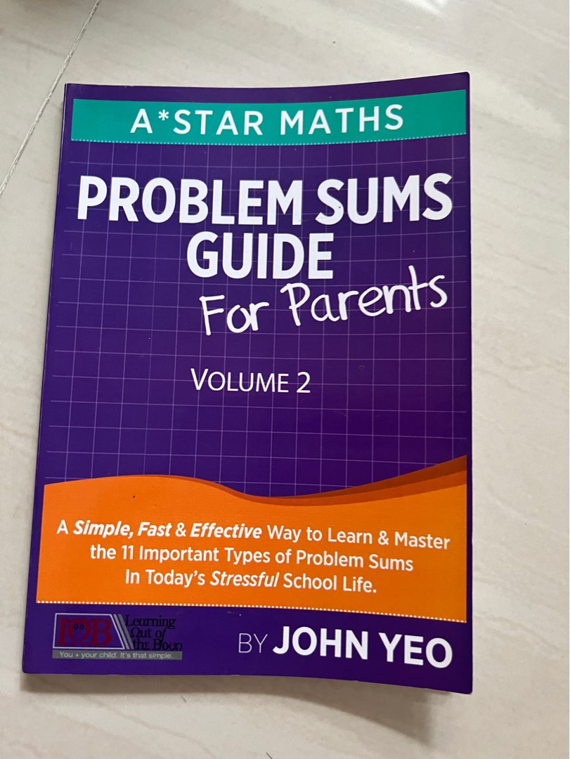LOB Problem Sum Guide For Parents, Hobbies & Toys, Books & Magazines, Assessment Books on Carousell