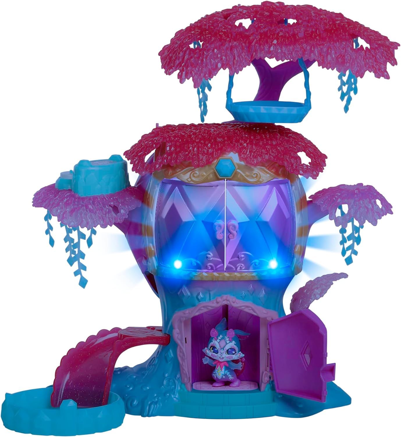 Magic Mixies Mixlings Magic Light-Up Treehouse with Magic Room Reveal ...