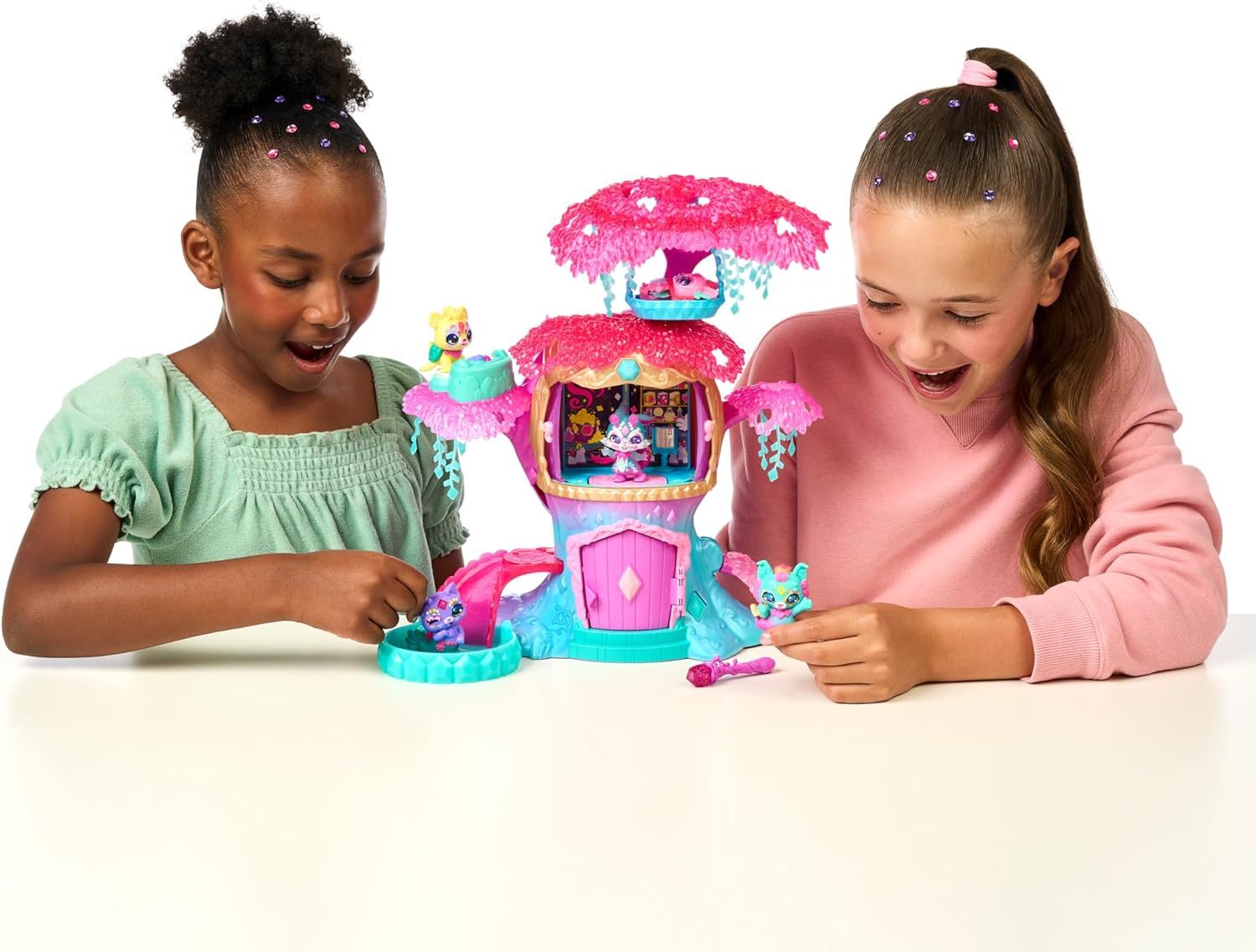 Magic Mixies Mixlings Magic Light-Up Treehouse with Magic Room Reveal ...