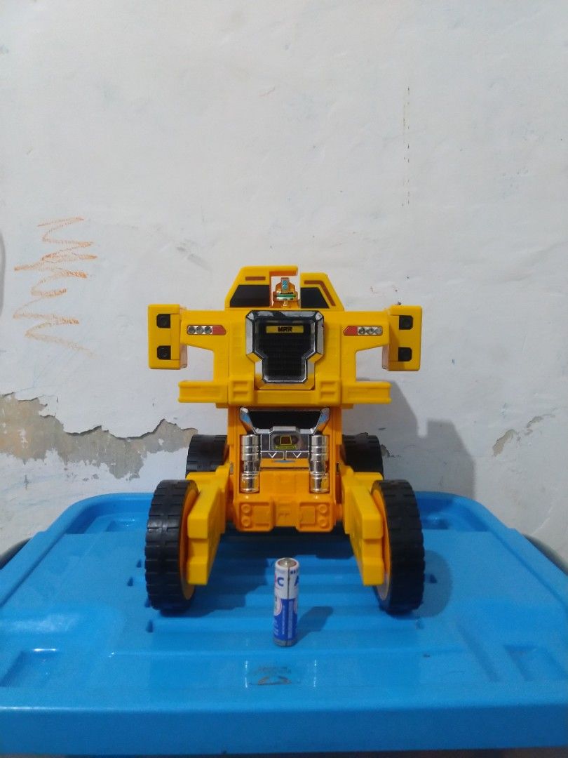 Mainan Robot DX Gear Dump Robo Yellow Gears (Auldey Bandai), Toys ...