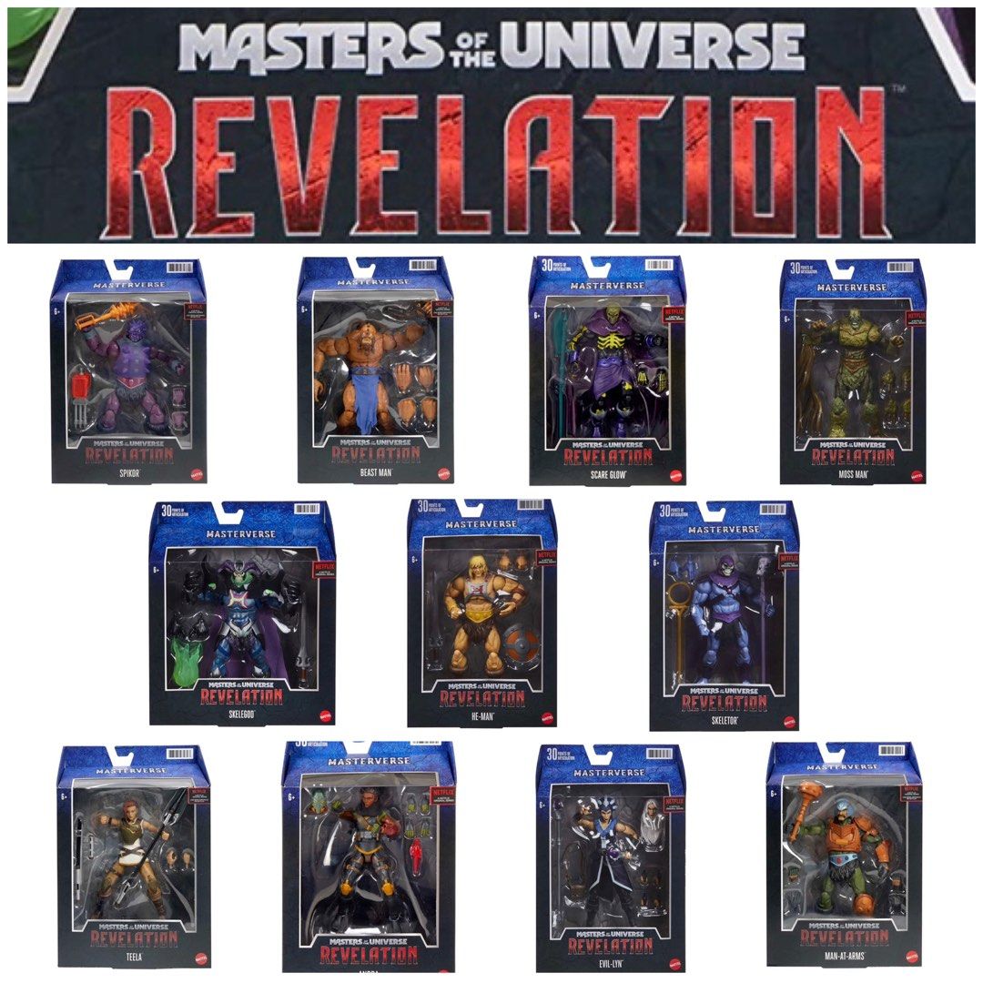 Masters of the Universe Masterverse Revelation! MOTU MOTUC Netflix ...