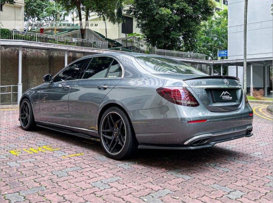 Maxton Design Front Lip / Rear Lip / Side Skirts for Mercedes E200 W213 ...