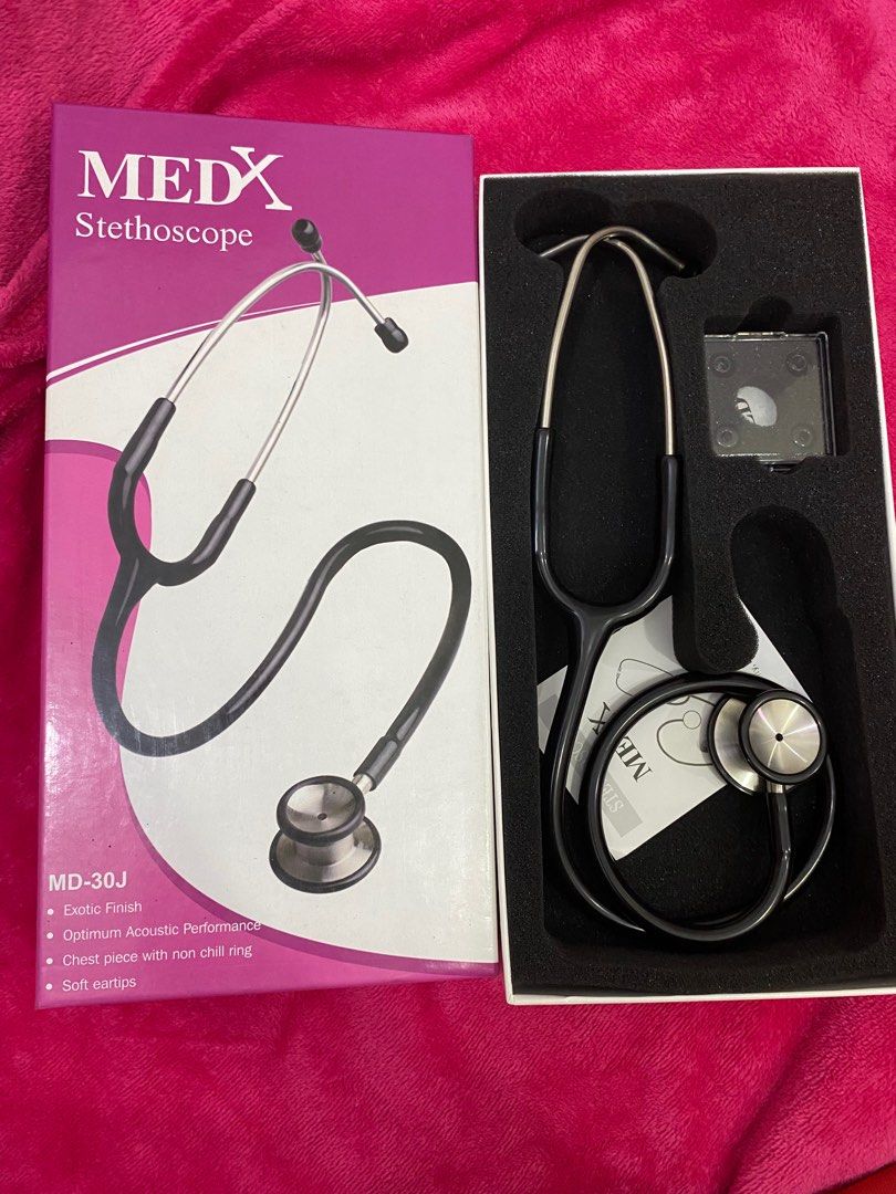MEDX STETHOSCOPE, Health & Nutrition, Medical Supplies & Tools on Carousell