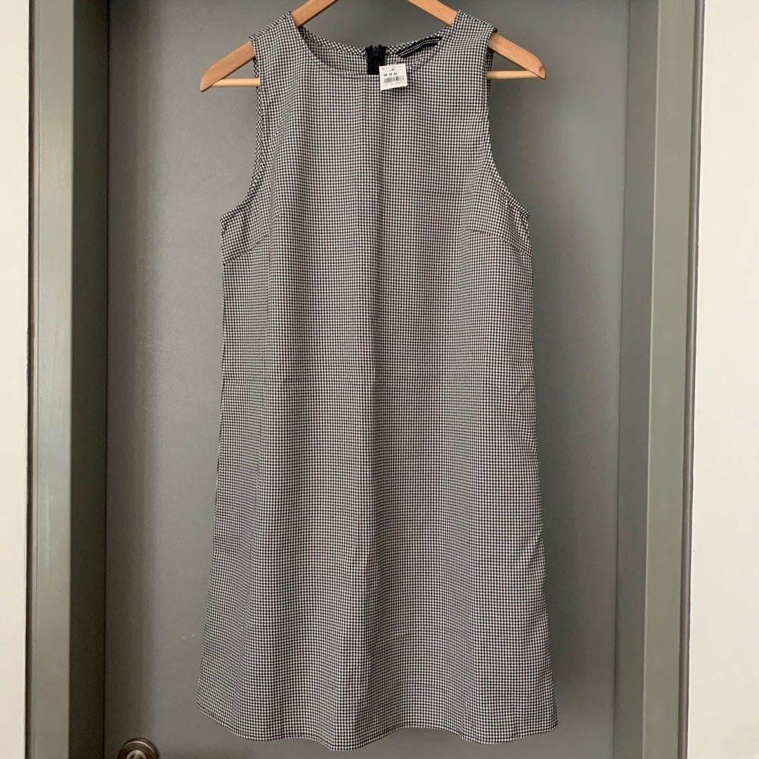 METROJAYA Pink Gingham Mod Dress, Women's Fashion, Dresses & Sets ...