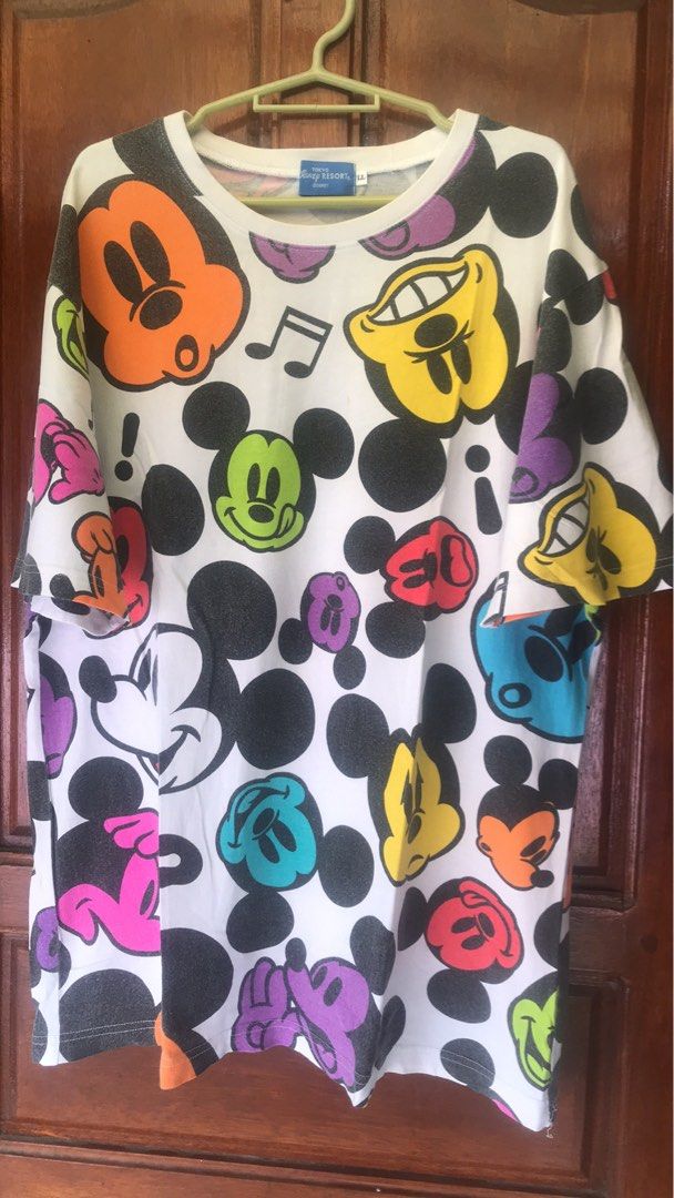Mickey Mouse AOP, Men's Fashion, Tops & Sets, Tshirts & Polo Shirts on ...